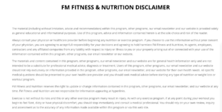 Disclaimer Examples with Samples ⚠️(Samples included)