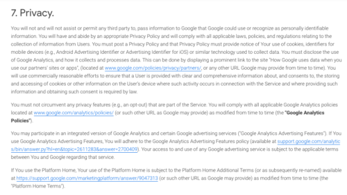 Why do You Need a Privacy Policy for Google Analytics? · PrivacyTerms.io