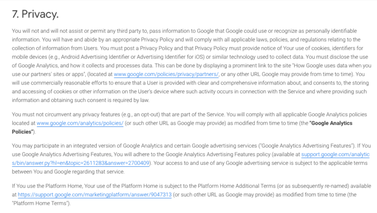 Why do You Need a Privacy Policy for Google Analytics? · PrivacyTerms.io