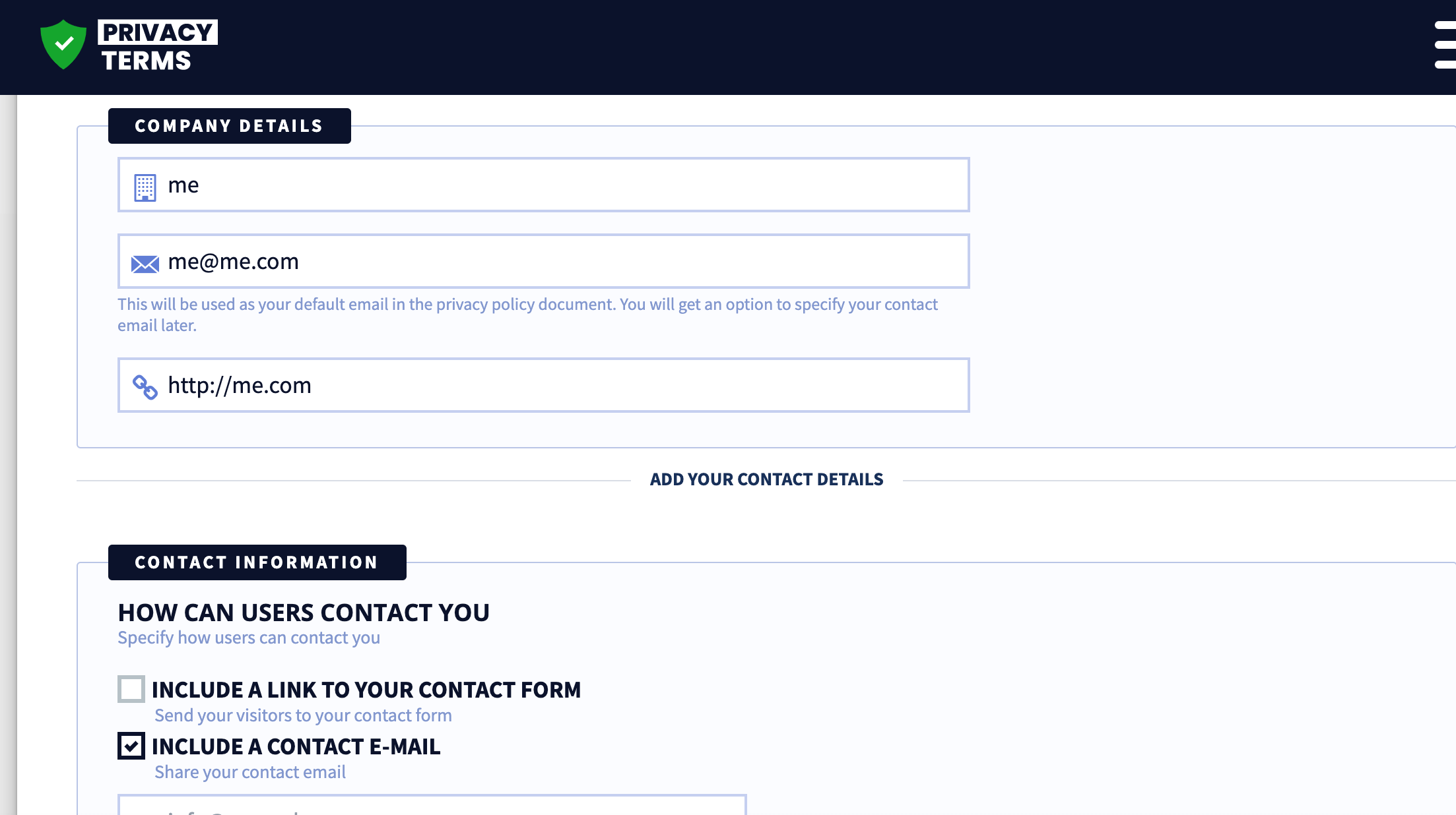 How to Create Your Legal Documents with the privacyterms.io Generators ...